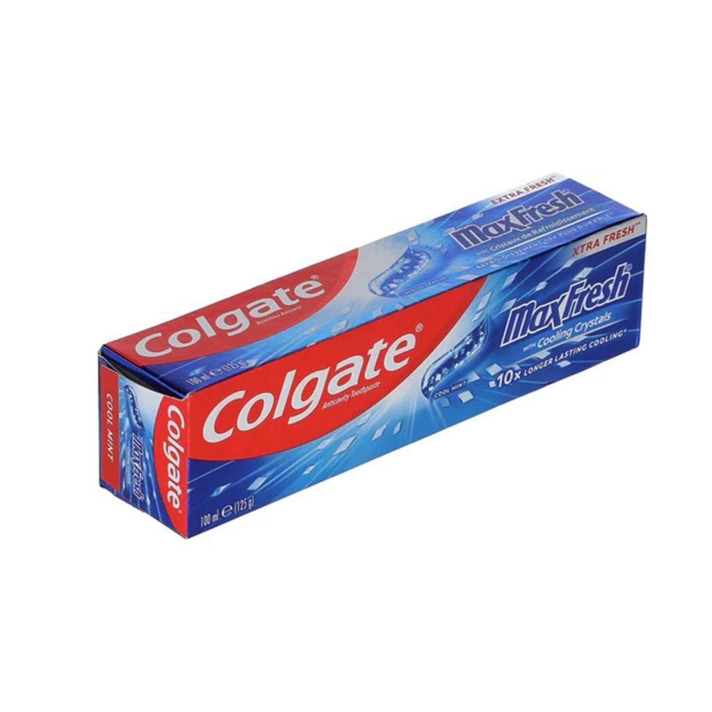 Colgate MaxFresh Cool Mint Toothpaste with Cooling Crystals 100ml ...