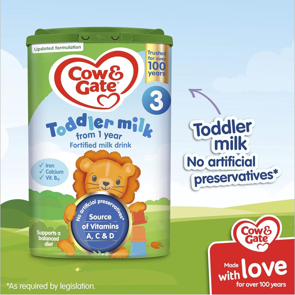 Cow & Gate 3 Toddler Milk Powder Formula (1-2 Years) 800g – Beauty Mind ...
