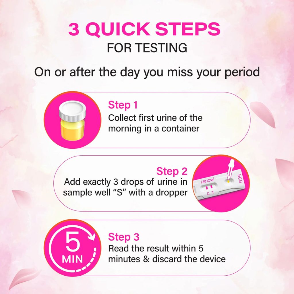 i-Know One Step Pregnancy Testing Kit – Beauty Mind ll Beauty ...