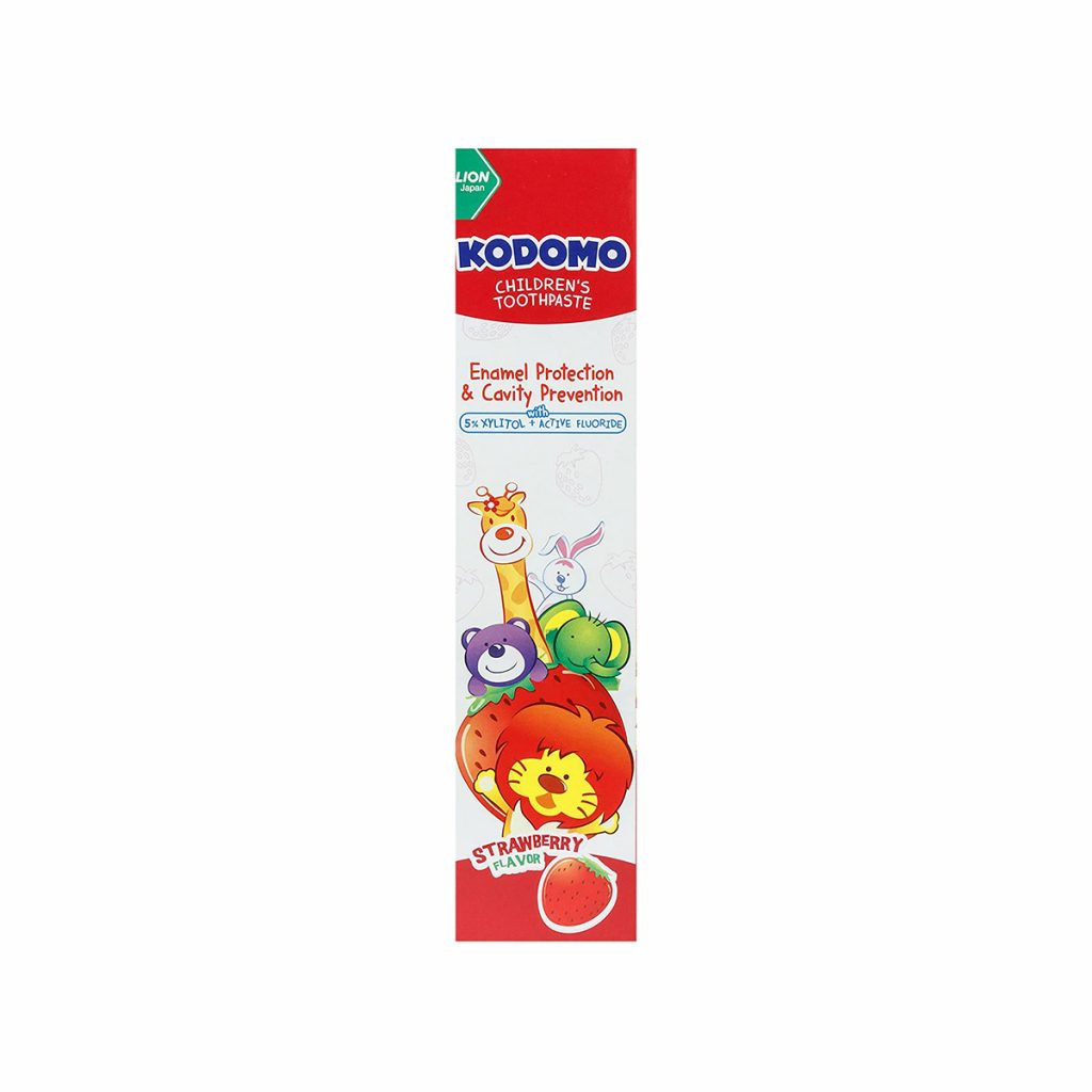 Kodomo Children’s Toothpaste Strawberry flavors (0-6 Years) 80g ...