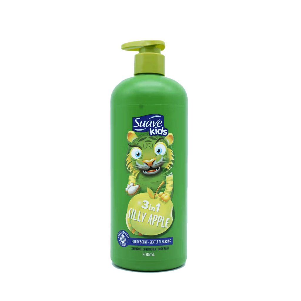 Suave Kids 3in1 Shampoo Conditioner Body Wash (Silly Apple) 700ml ...