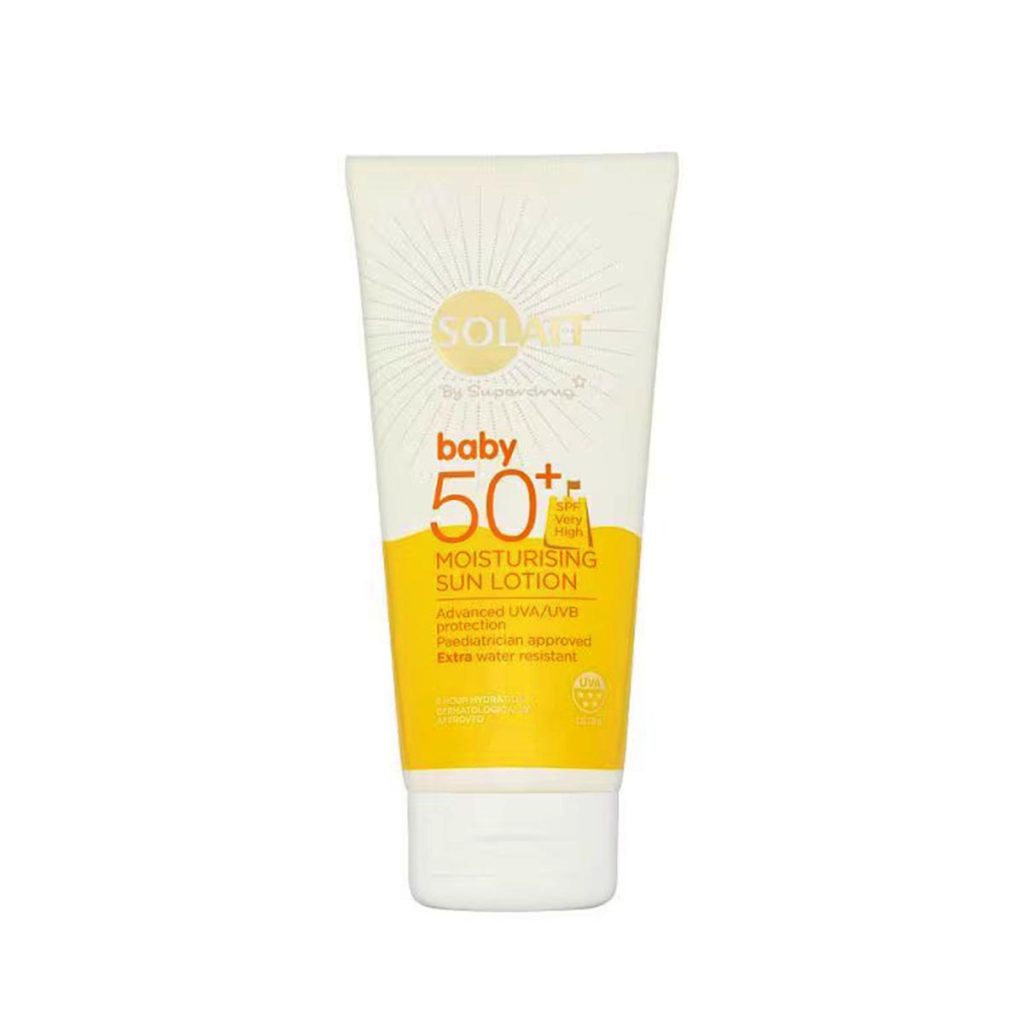 Superdrug Solait Baby Moisturising Sun Lotion (Spf 50+) 200ml – Beauty ...