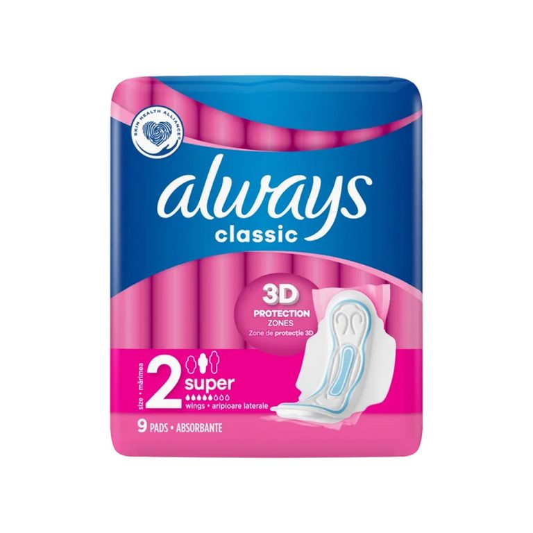 Always Classic Clean Feel Protection Maxi (Size 2) Sanitary Pads with ...