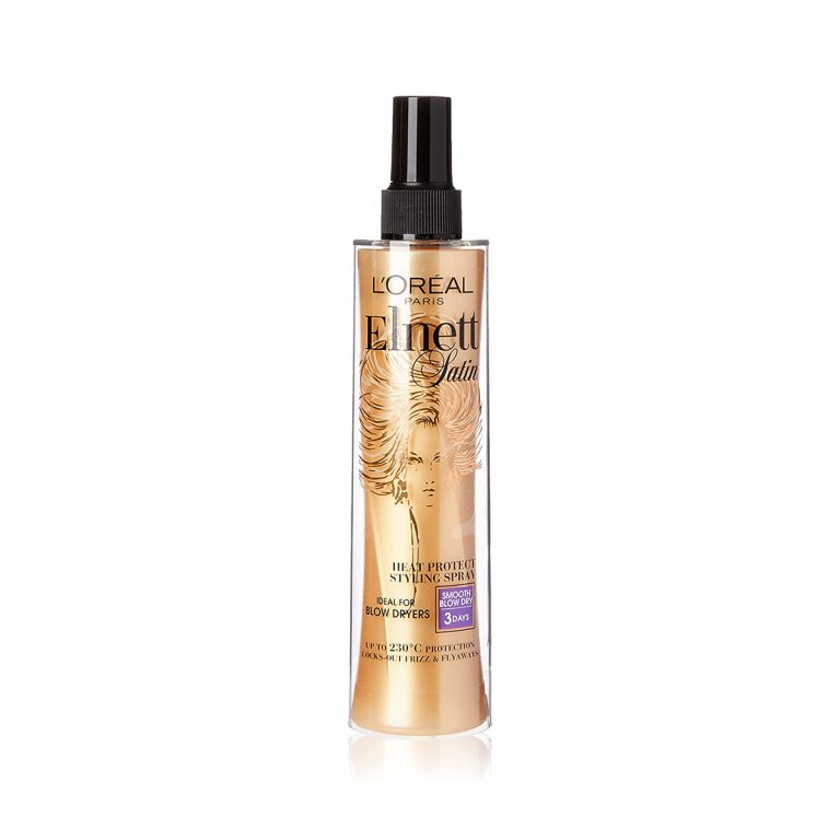 Loreal Elnett Heat Protect Styling Hair Spray (Smooth Blow Dry) 170ml ...