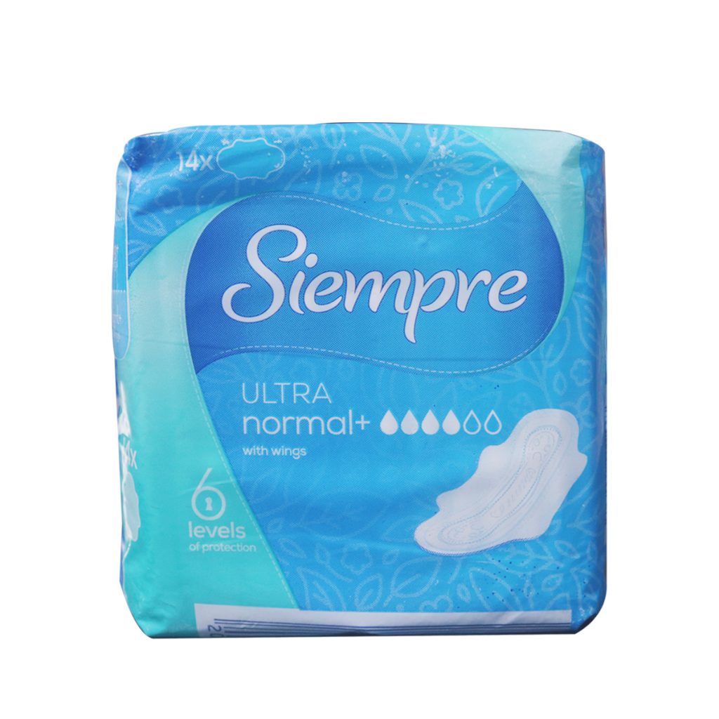 Siempre Ultra Night Sanitary Pads With Wings (10 Pads) – Beauty Mind ll ...