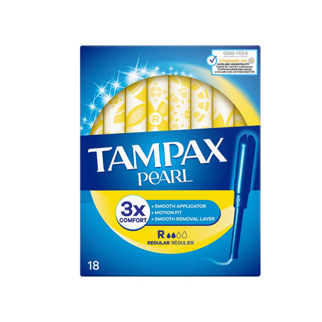 Tampax Pearl Regular Applicator Tampons (18 Pcs) – Beauty Mind ll ...