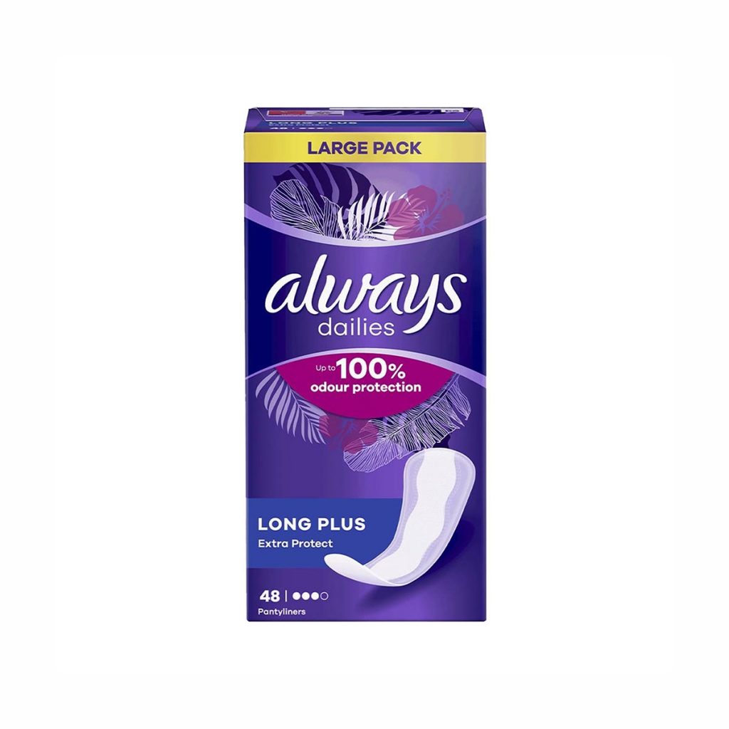 Always Dailies Extra Protect Long Plus Pantyliners (48 Pads) – Beauty ...