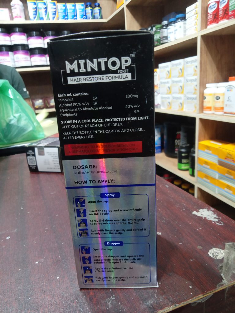 Mintop 10 Minoxidil 10%, For Hair Loss treatment 60 ml – Beauty Mind ll ...