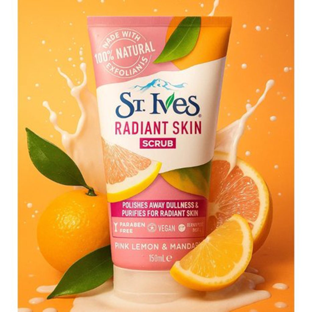 St. Ives Radiant Skin Pink Lemon & Mandarin Scrub 150ml – Beauty Mind ...