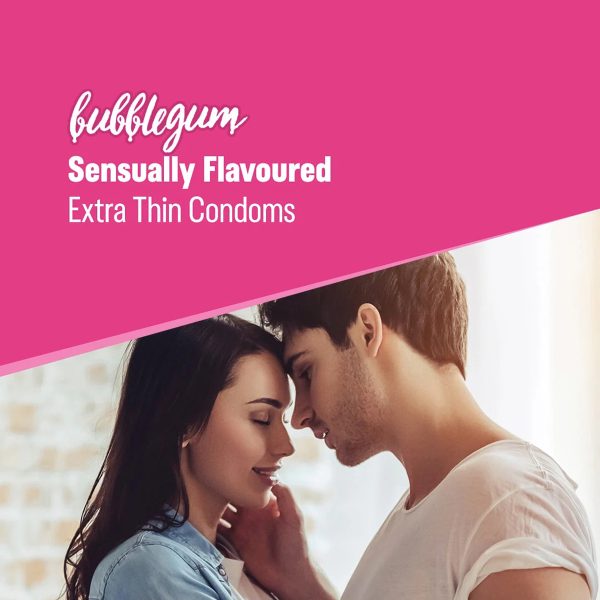 Durex Extra Thin Bubblegum Condoms For Men 12 Pcs Beauty Mind Ll