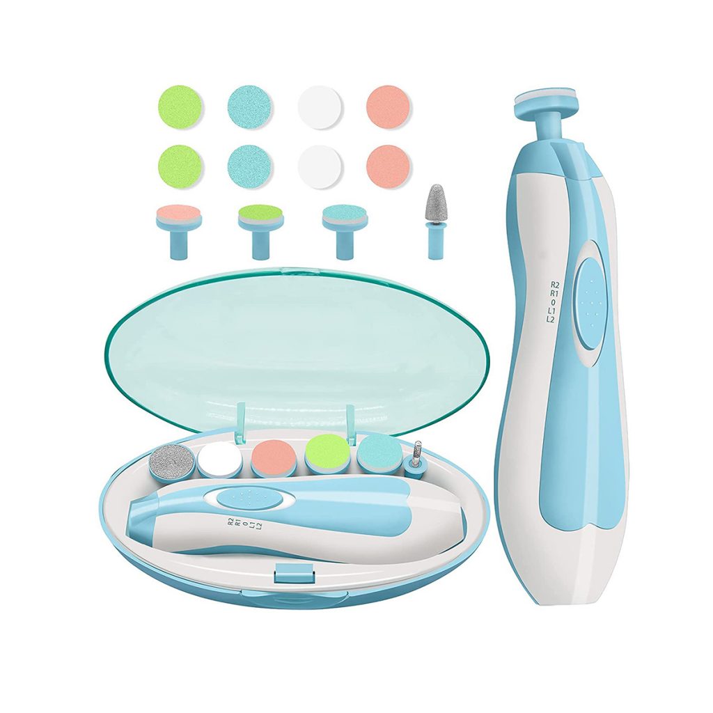 Baby Nail Trimmer with 6 Grinding Heads Safe for New Born – Beauty Mind ...