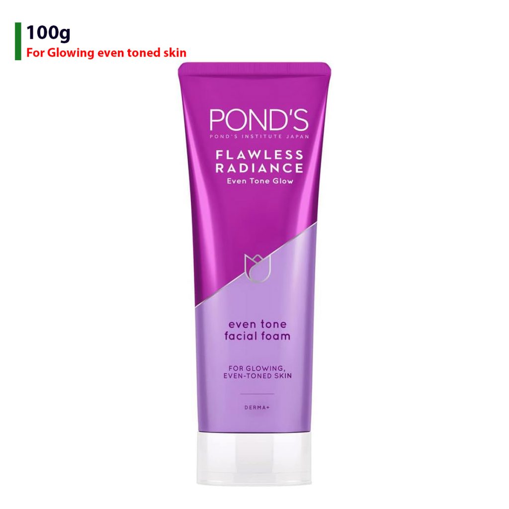 Pond’s Flawless Rediance Even Tone Facial Foam 100g – Beauty Mind ll ...