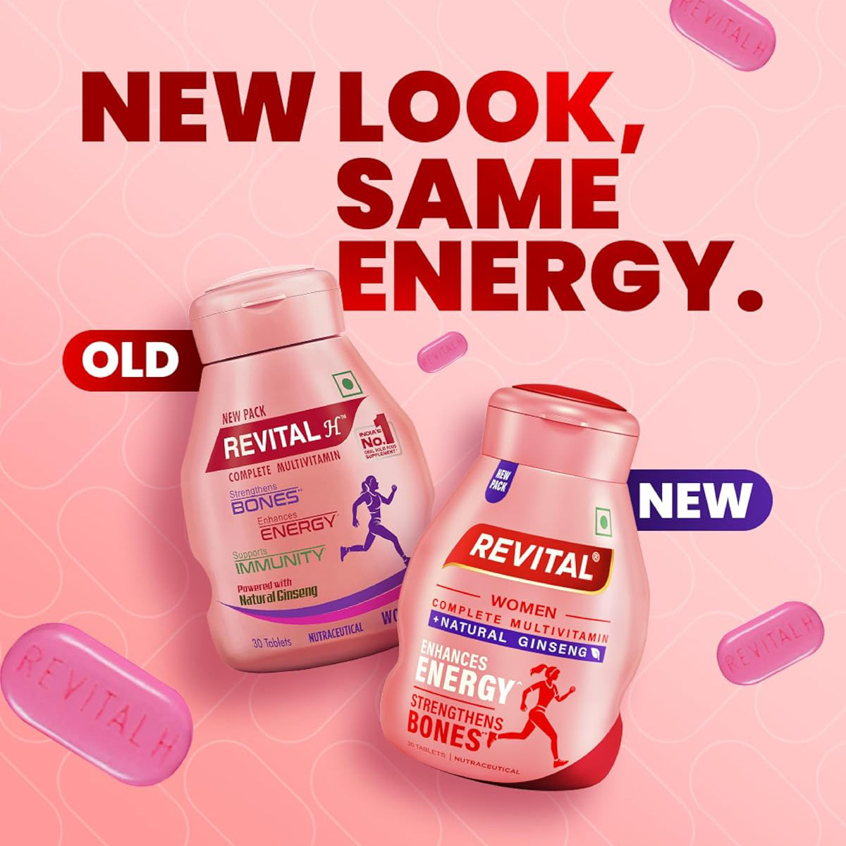 Revital Multivitamins with Calcium For Women – 30 Tablet – Beauty Mind ...
