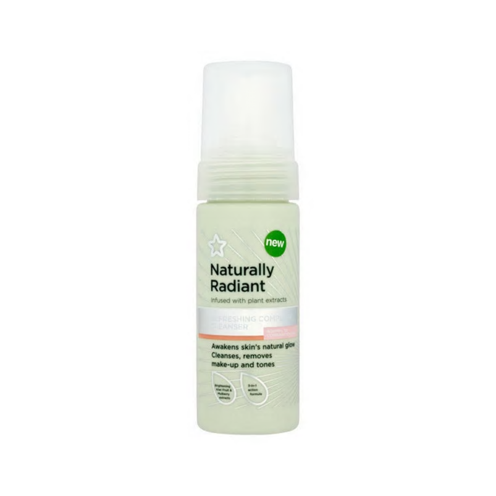 Superdrug Naturally Radiant Complete Cleanser (Normal to Comb. Skin ...