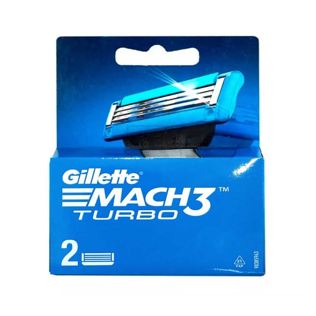 Gillette Mach3 Shaver Replacement Blades-2 blades – Beauty Mind ll ...