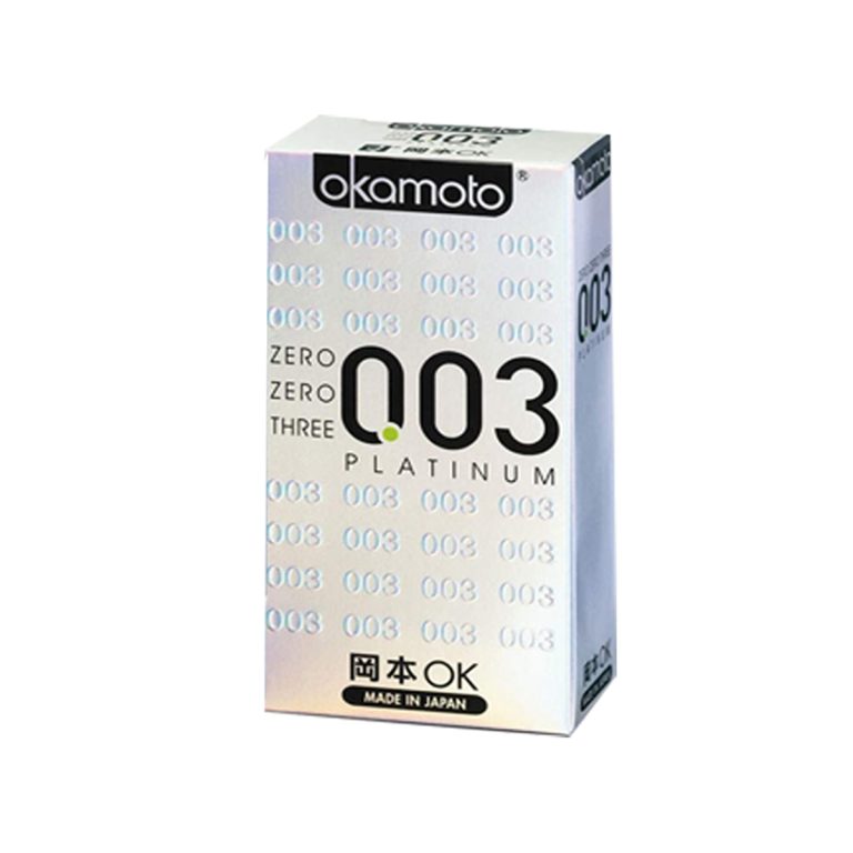 Okamoto 003 Platinum Thinnest Premium Condom – 10Pcs – Beauty Mind ll ...
