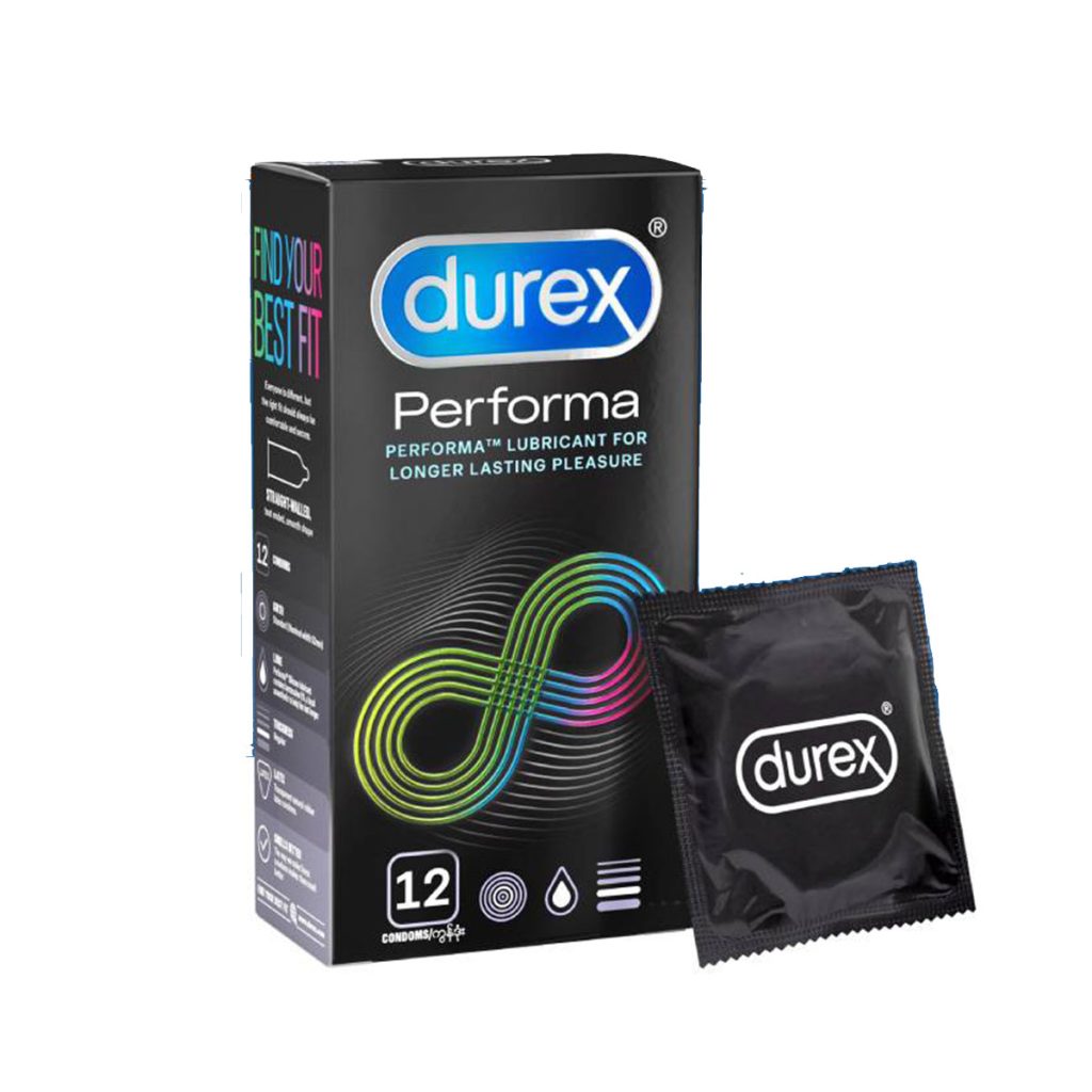 Durex Performa Lubricant Longer Lasting Condom 12Pcs – Beauty Mind ll ...