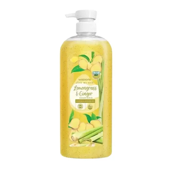 Watsons Lemongrass & Ginger Shower Scrub – 700ml – Beauty Mind ll ...